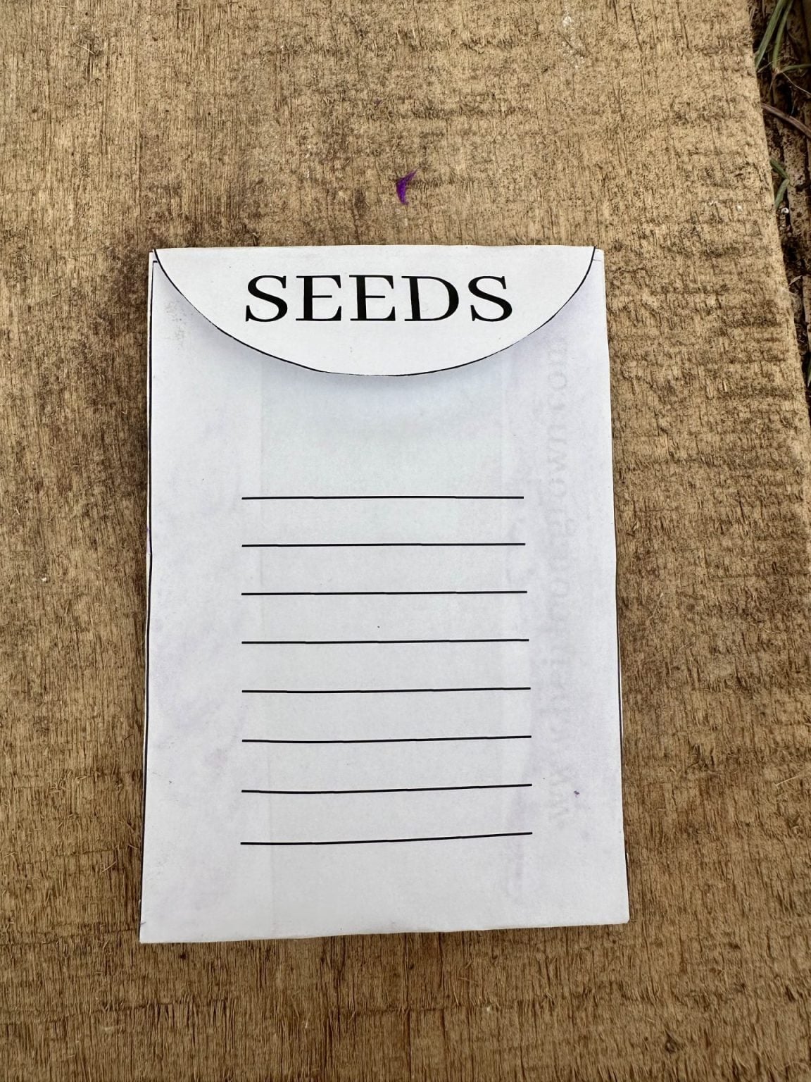 Free Printable Seed Packets - Heirloom Grown